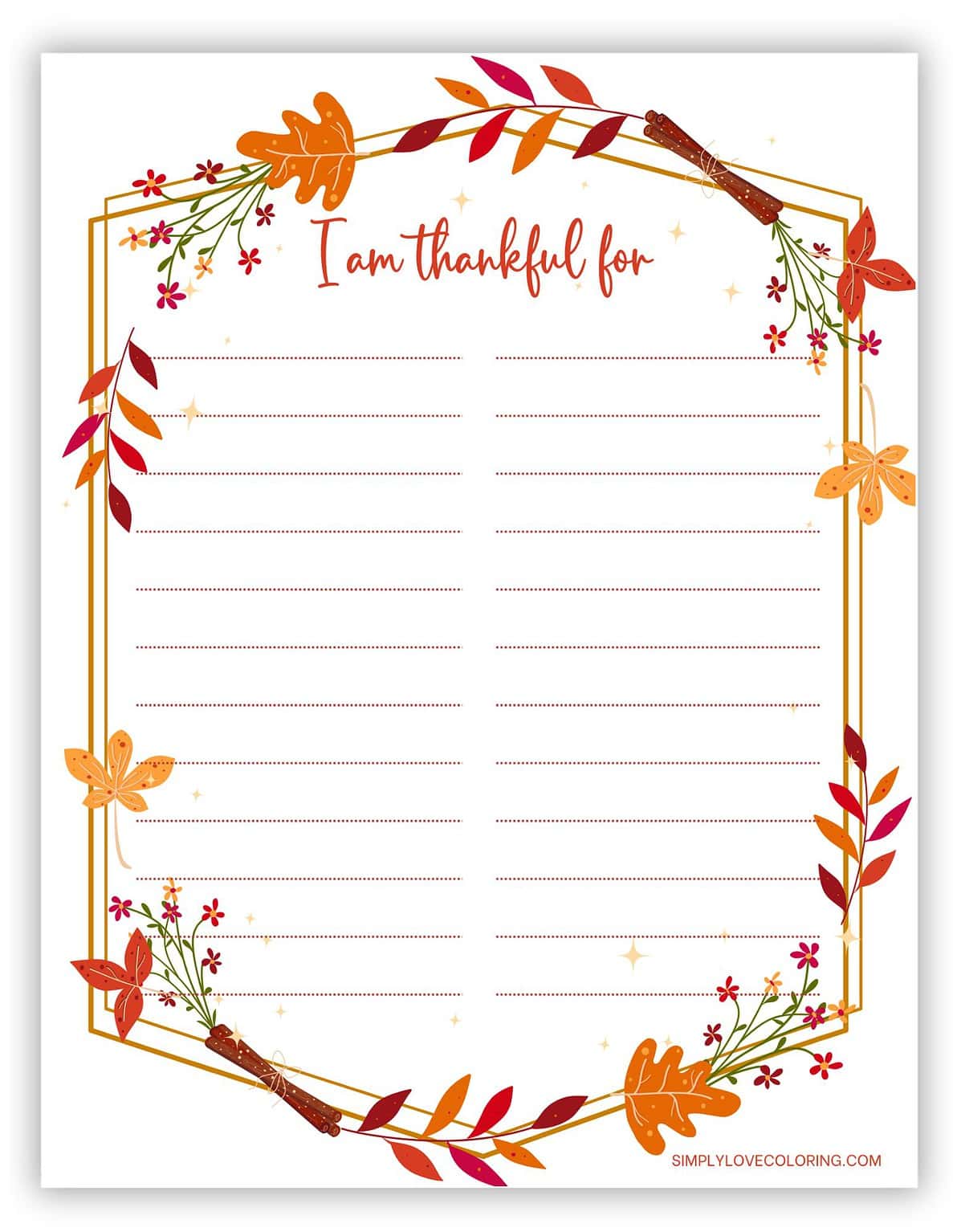 17 Embrace Gratitude: "I Am Thankful For" Worksheets (Free PDF ...
