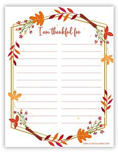 17 Embrace Gratitude: "I Am Thankful For" Worksheets (Free PDF ...