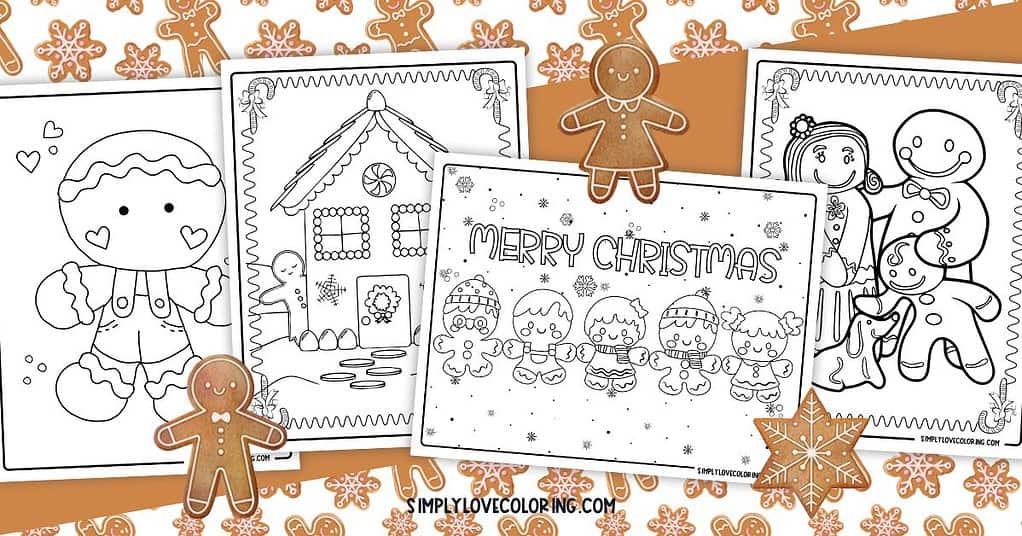 22 Gingerbread Man Coloring Pages (Free PDF Printables) - Simply Love ...