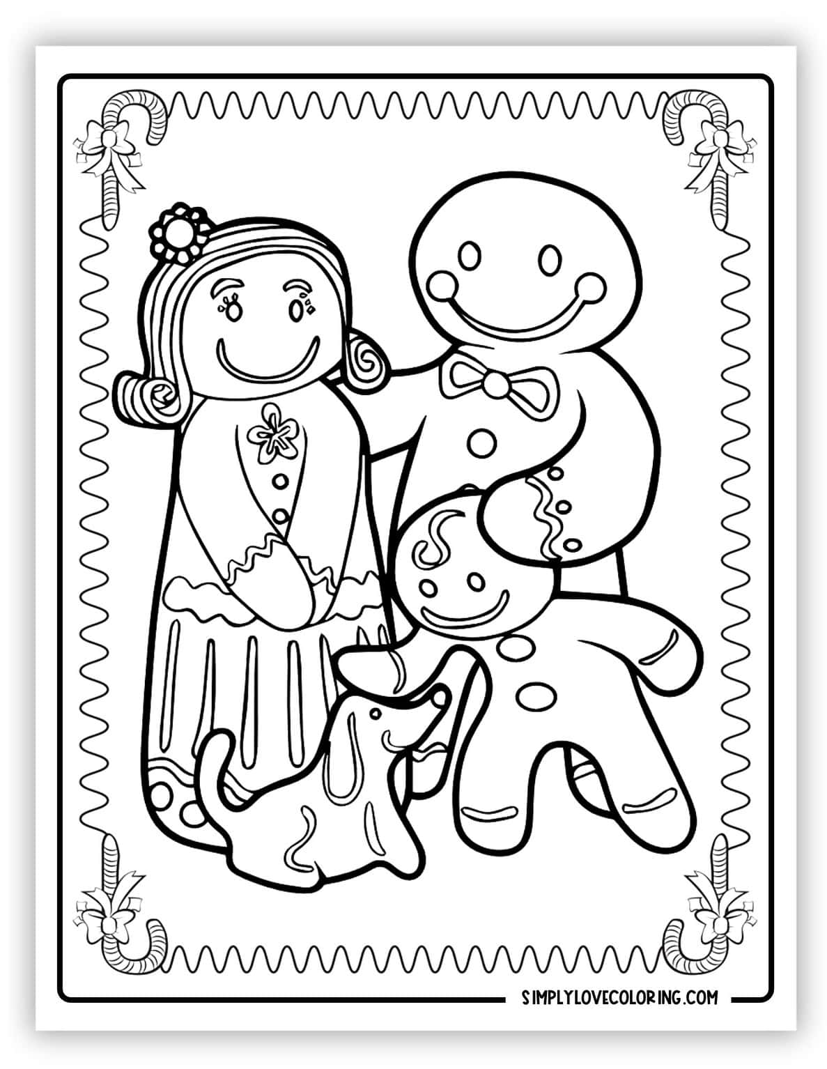 22 Gingerbread Man Coloring Pages (Free PDF Printables) - Simply Love ...