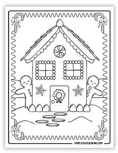 22 Gingerbread Man Coloring Pages (Free PDF Printables) - Simply Love ...