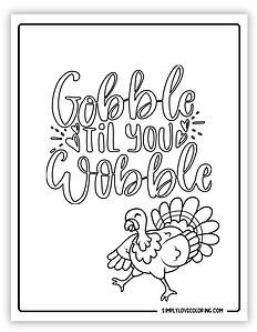 38 Thanksgiving Coloring Pages (Free PDF Printables) - Simply Love Coloring