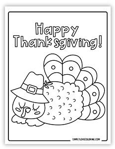 38 Thanksgiving Coloring Pages (Free PDF Printables) - Simply Love Coloring