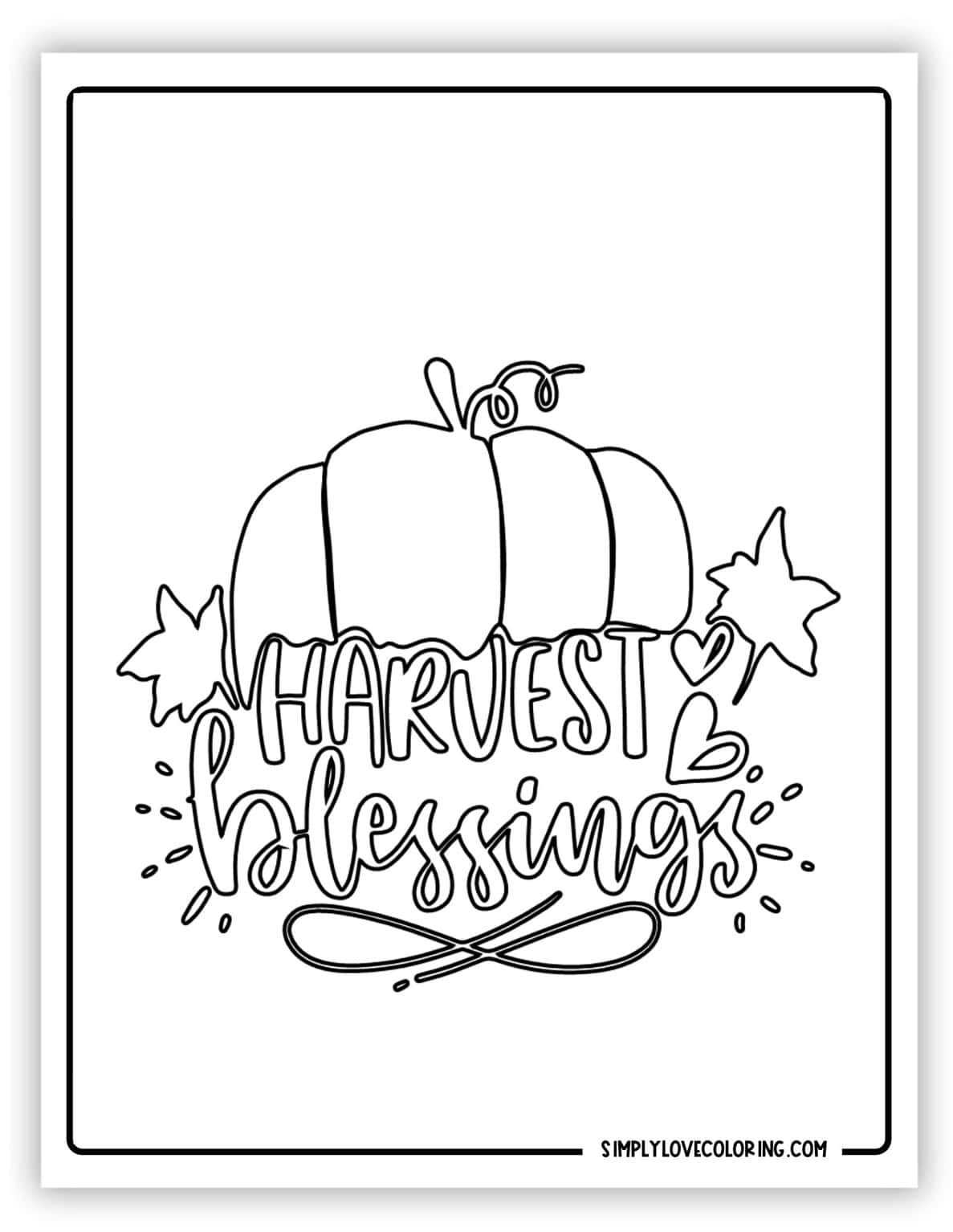 12 Harvest Coloring Pages (Free PDF Printables) - Simply Love Coloring