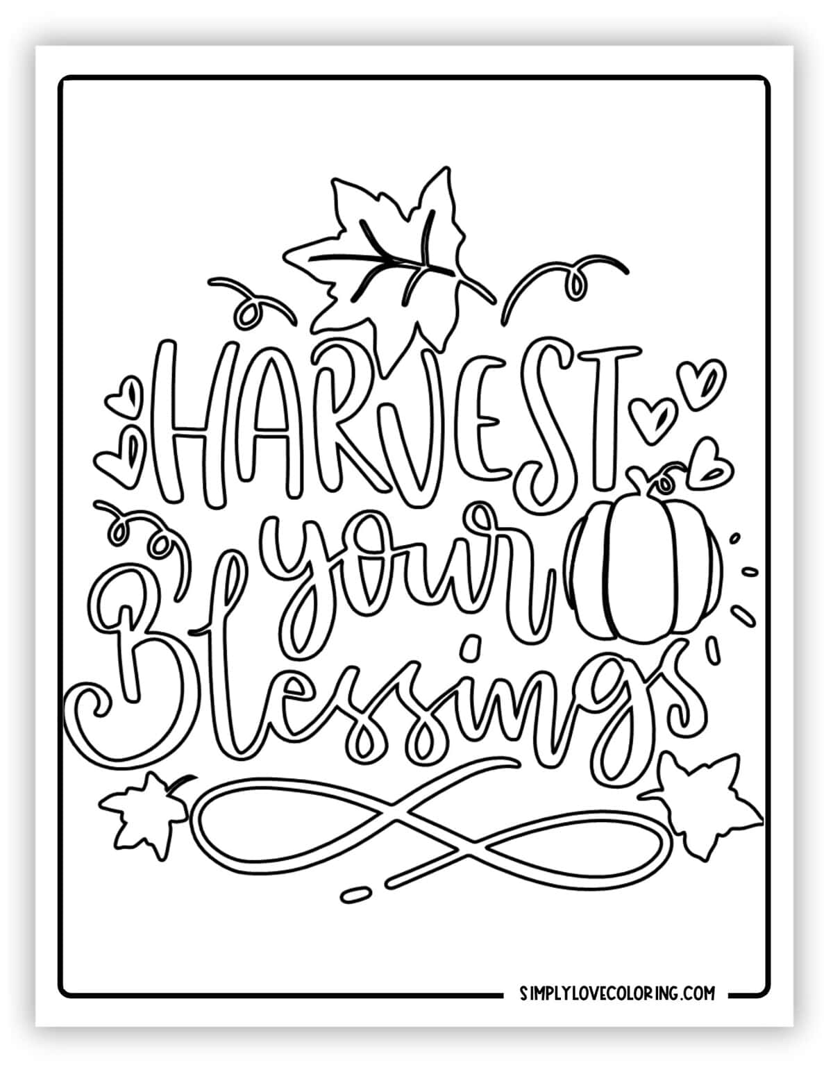 12 Harvest Coloring Pages (Free PDF Printables) - Simply Love Coloring