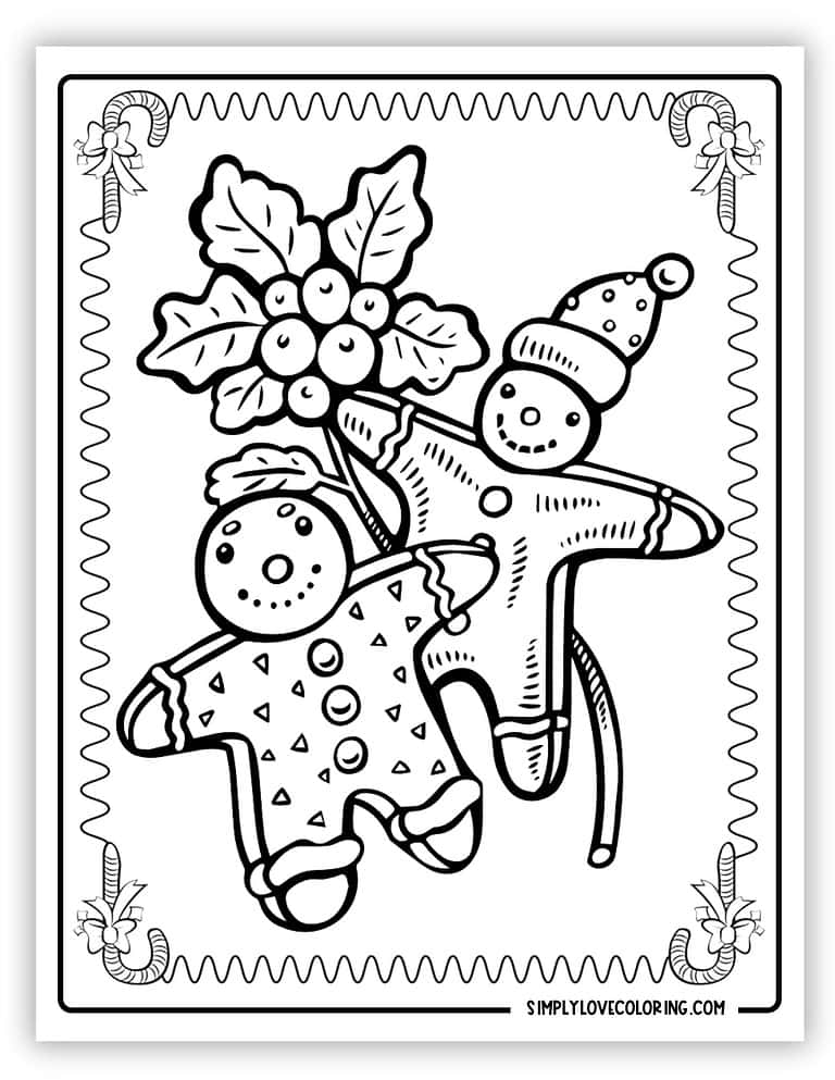 22 Gingerbread Man Coloring Pages (Free PDF Printables) - Simply Love ...