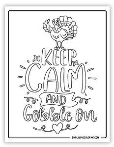 38 Thanksgiving Coloring Pages (Free PDF Printables) - Simply Love Coloring