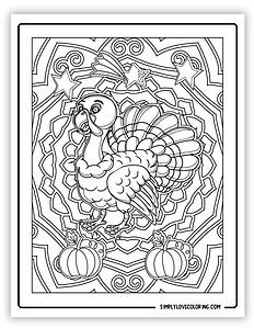 38 Thanksgiving Coloring Pages (Free PDF Printables) - Simply Love Coloring