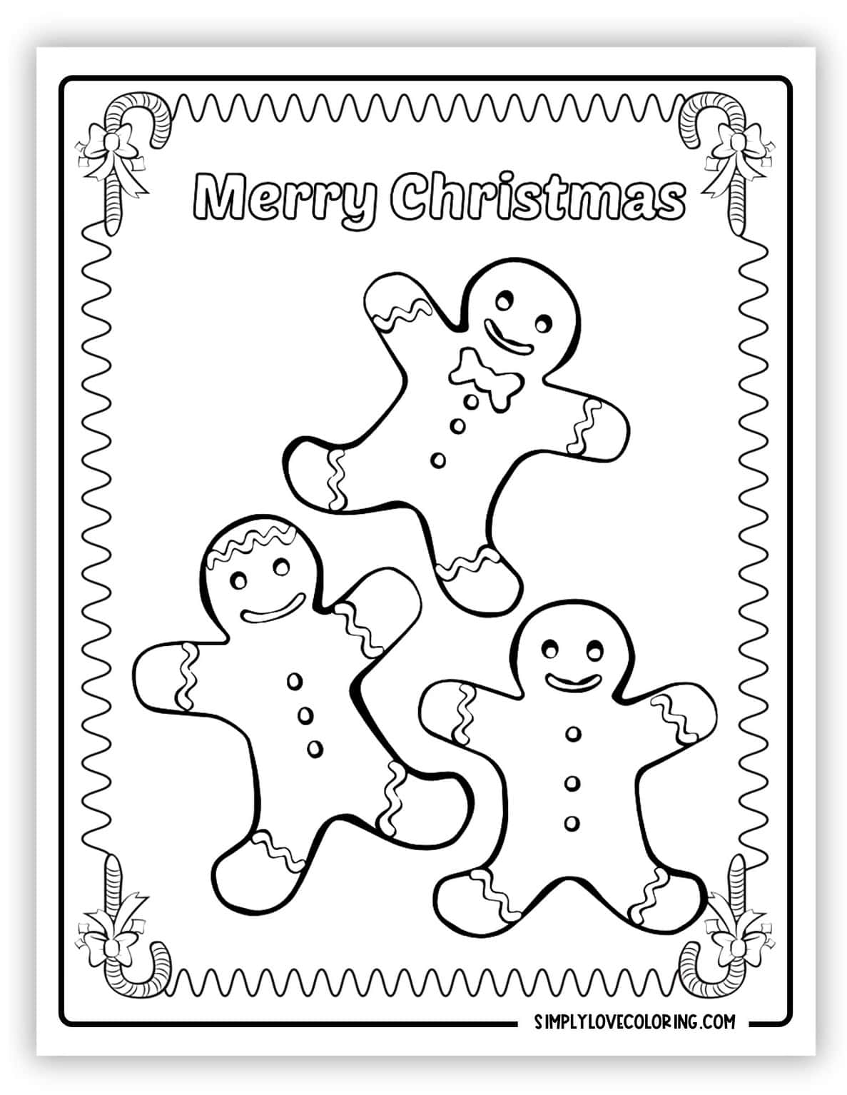 22 Gingerbread Man Coloring Pages (Free PDF Printables) - Simply Love ...