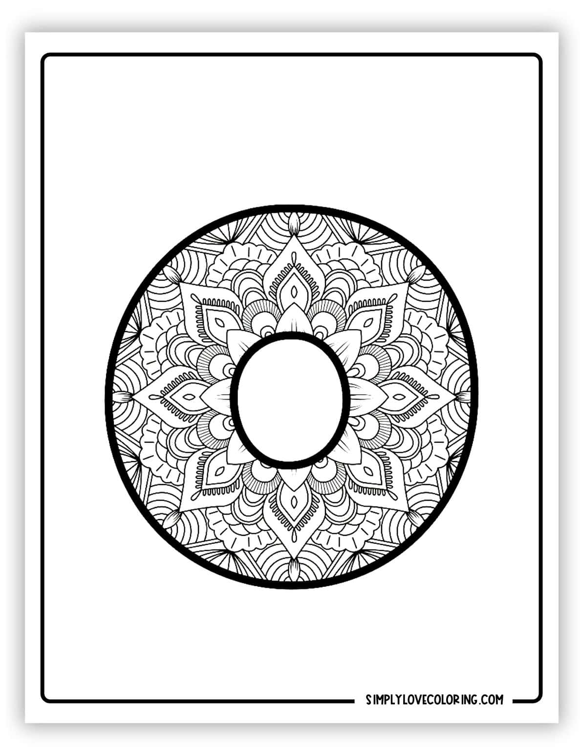Mandala Alphabet Coloring Pages (Free PDF Printables) - Simply Love ...