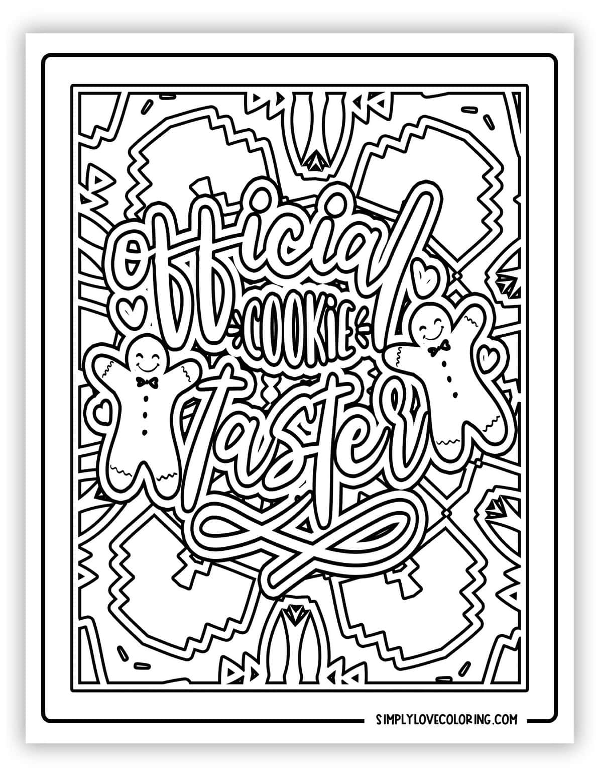 22 Gingerbread Man Coloring Pages (Free PDF Printables) - Simply Love ...