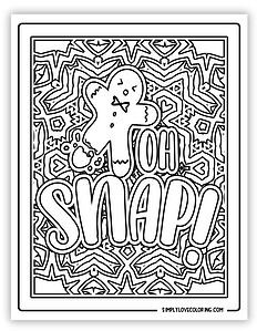 22 Gingerbread Man Coloring Pages (Free PDF Printables) - Simply Love ...