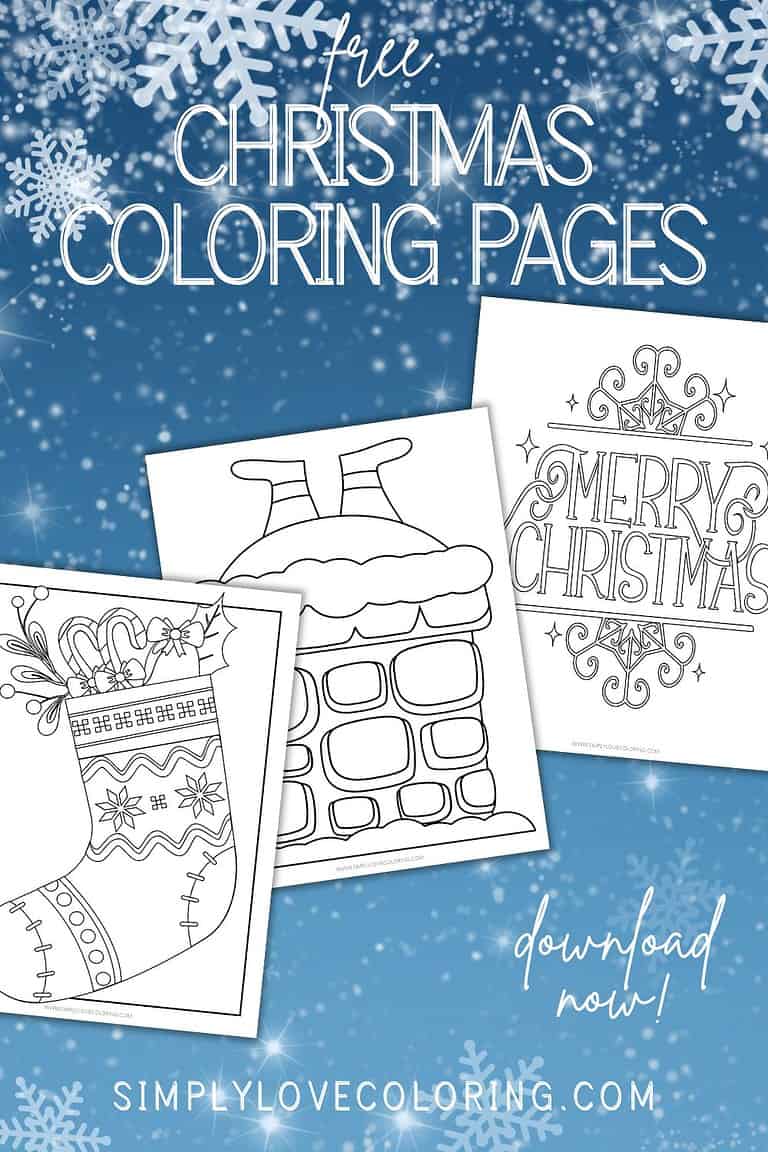 Christmas Coloring Pages (Free PDF Printables) - Simply Love Coloring