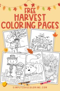 12 Harvest Coloring Pages (Free PDF Printables) - Simply Love Coloring