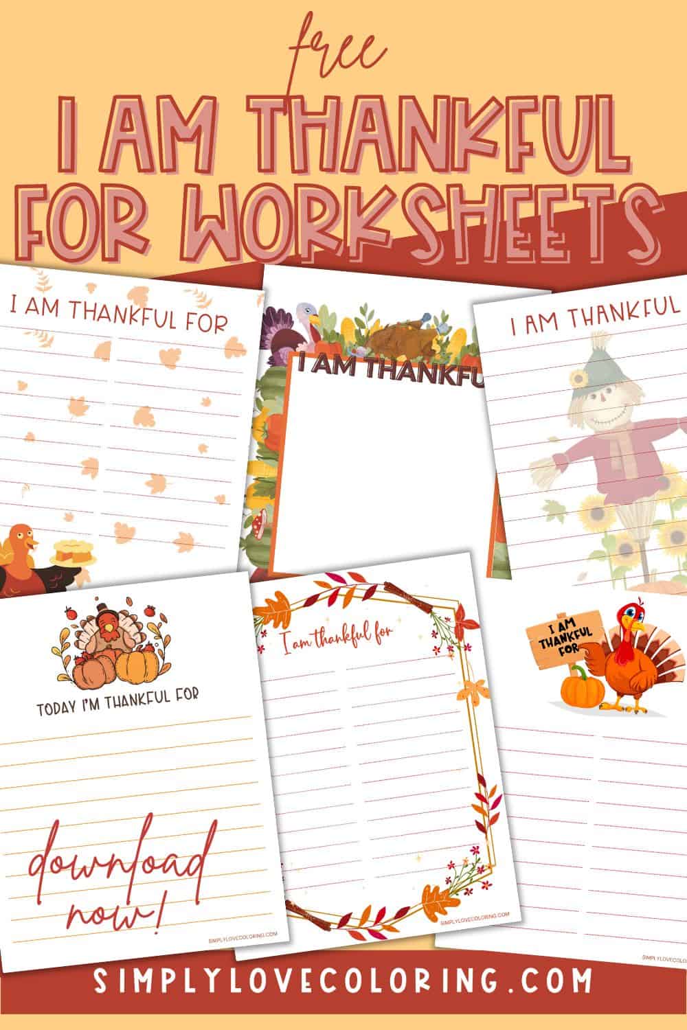 17 Embrace Gratitude: "I Am Thankful For" Worksheets (Free PDF ...