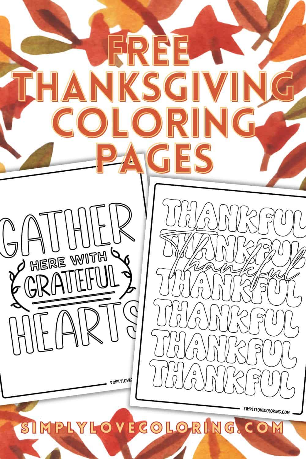 38 Thanksgiving Coloring Pages (Free PDF Printables) - Simply Love Coloring