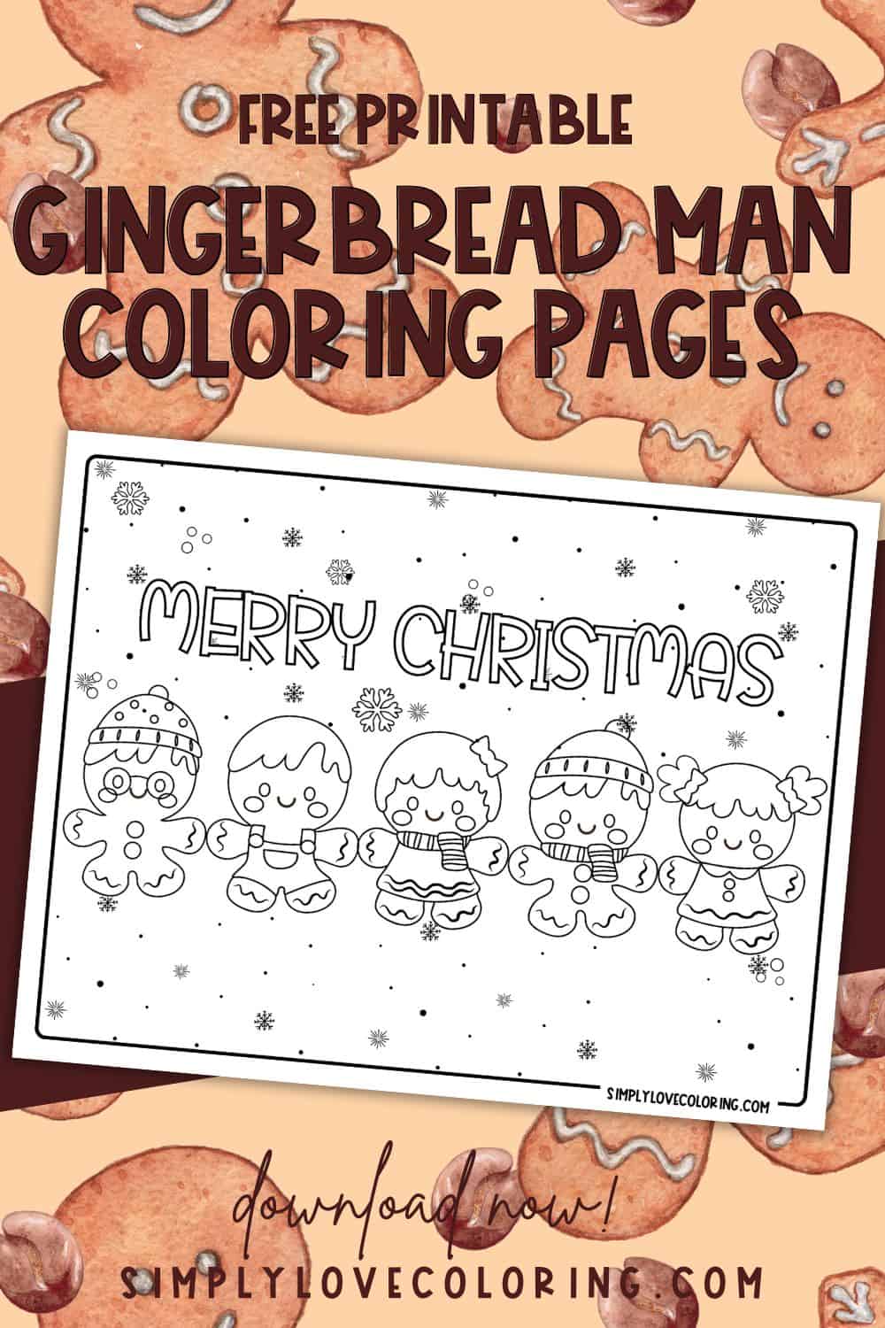 22 Gingerbread Man Coloring Pages (Free PDF Printables) - Simply Love ...