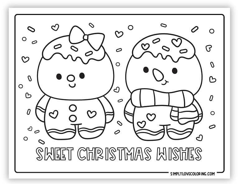 22 Gingerbread Man Coloring Pages (Free PDF Printables) - Simply Love ...