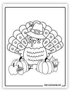 38 Thanksgiving Coloring Pages (Free PDF Printables) - Simply Love Coloring