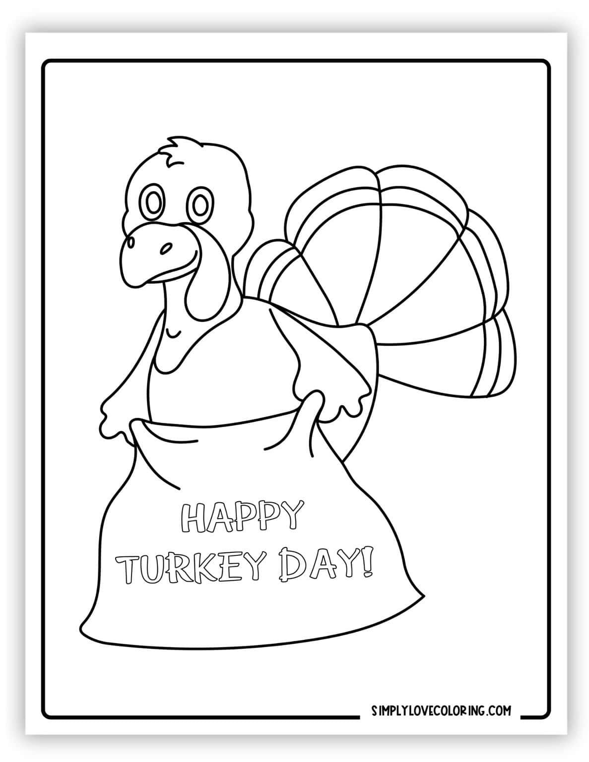 38 Thanksgiving Coloring Pages (Free PDF Printables) - Simply Love Coloring