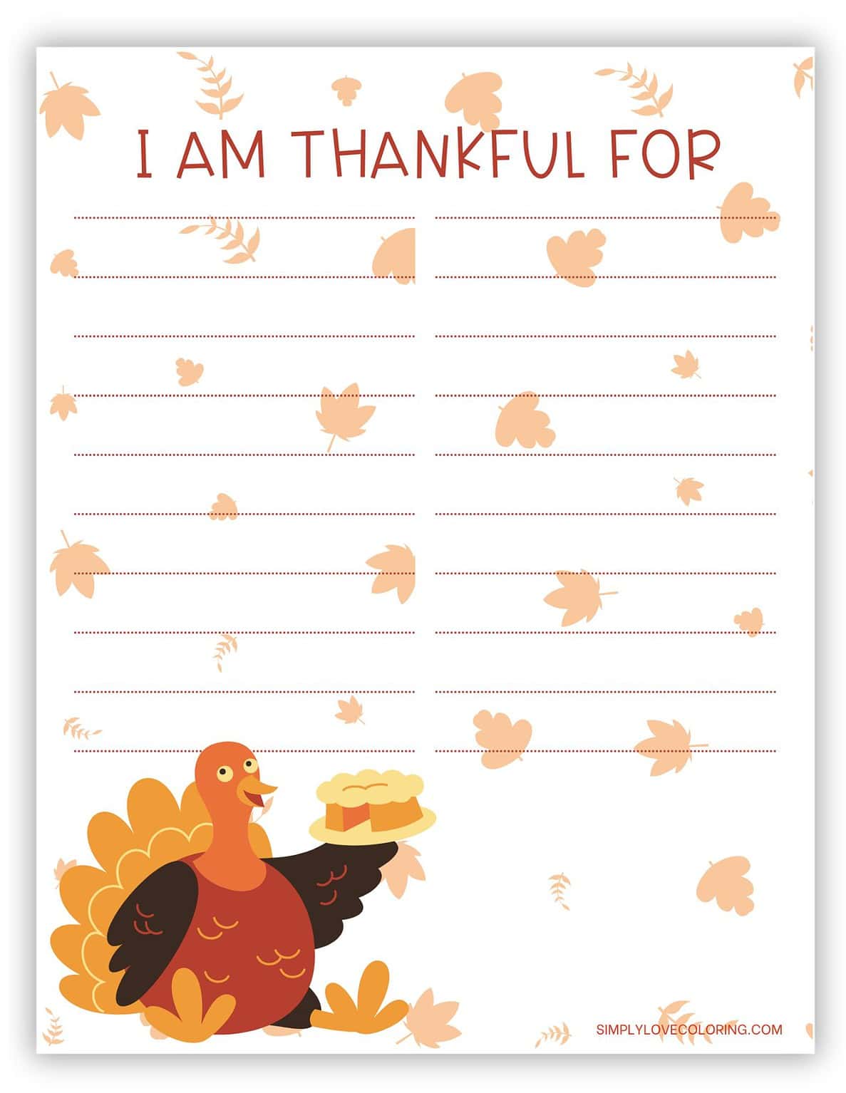 17 Embrace Gratitude: "I Am Thankful For" Worksheets (Free PDF ...