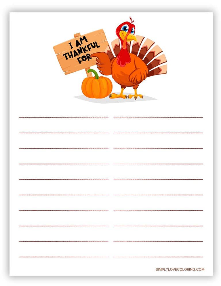 17 Embrace Gratitude: "I Am Thankful For" Worksheets (Free PDF ...