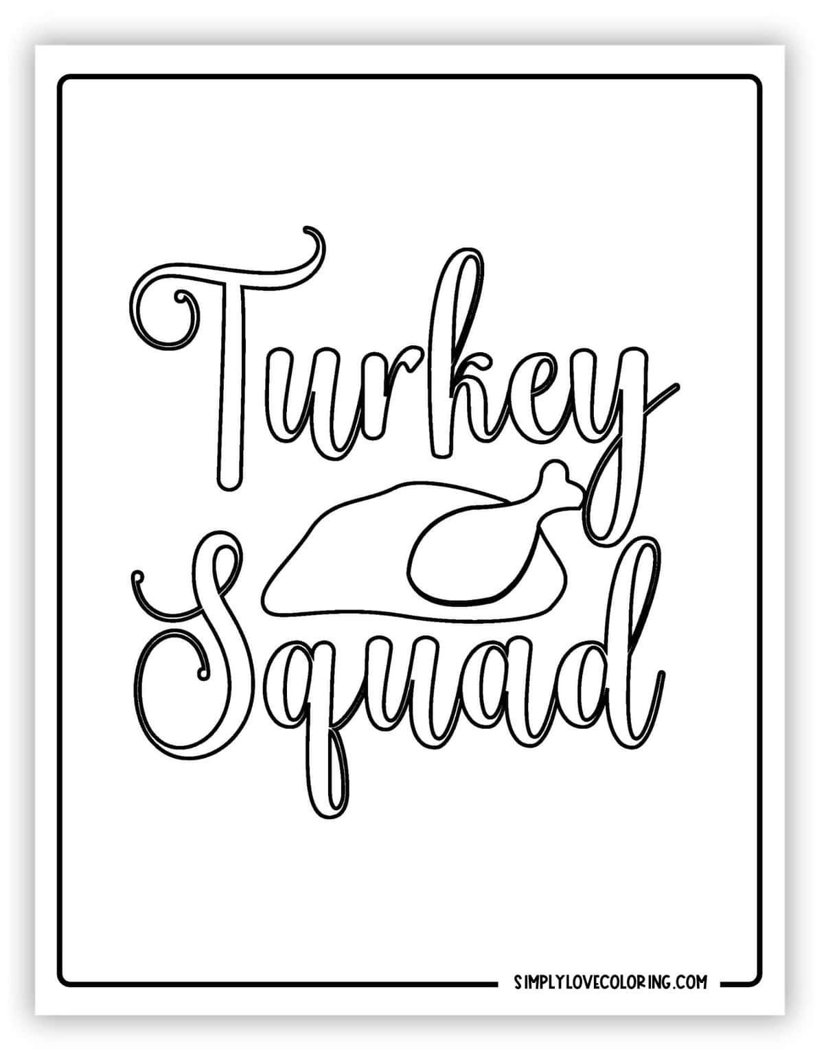 38 Thanksgiving Coloring Pages (Free PDF Printables) - Simply Love Coloring