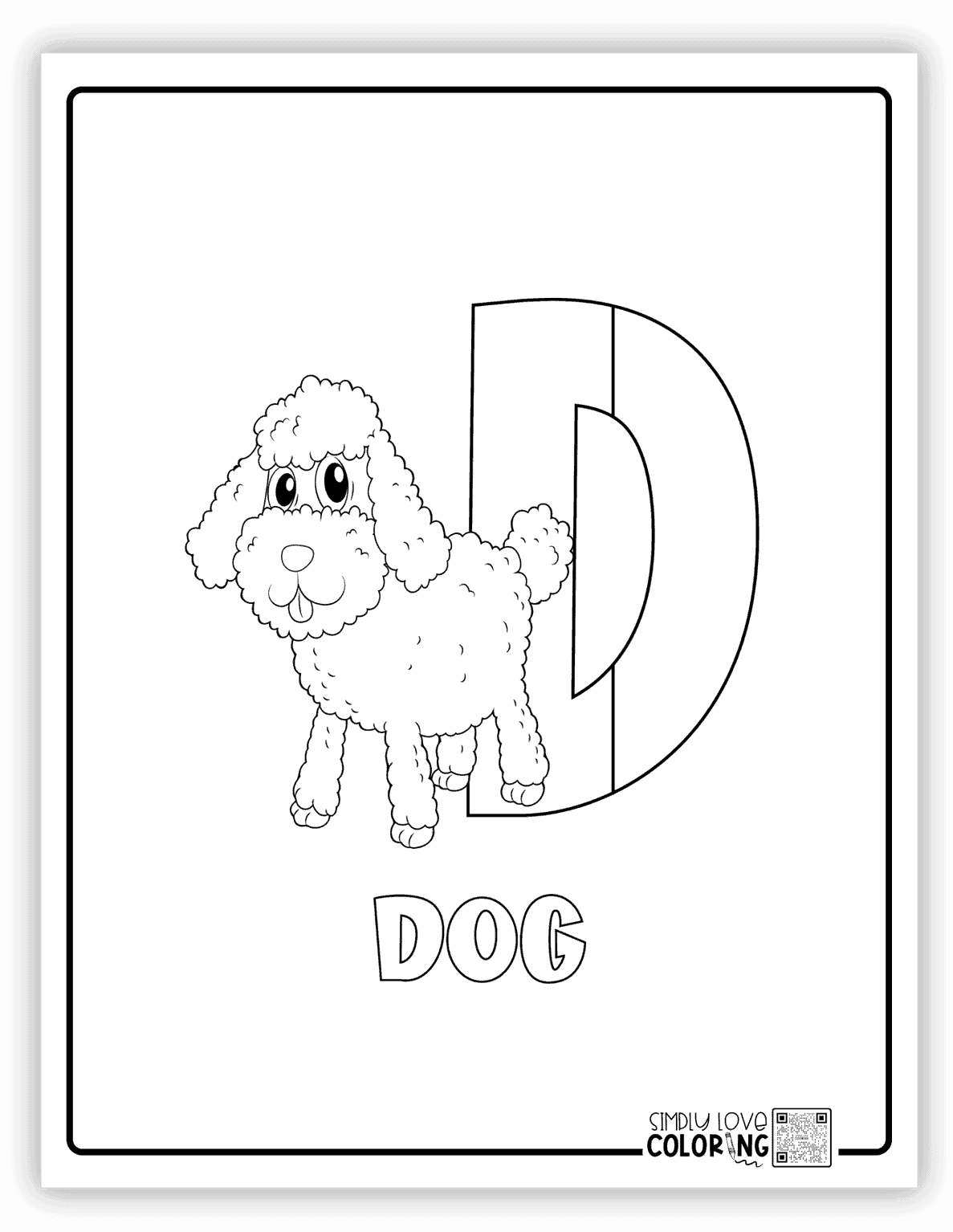Animal Alphabet Coloring Pages (Free PDF Printables) - Simply Love Coloring