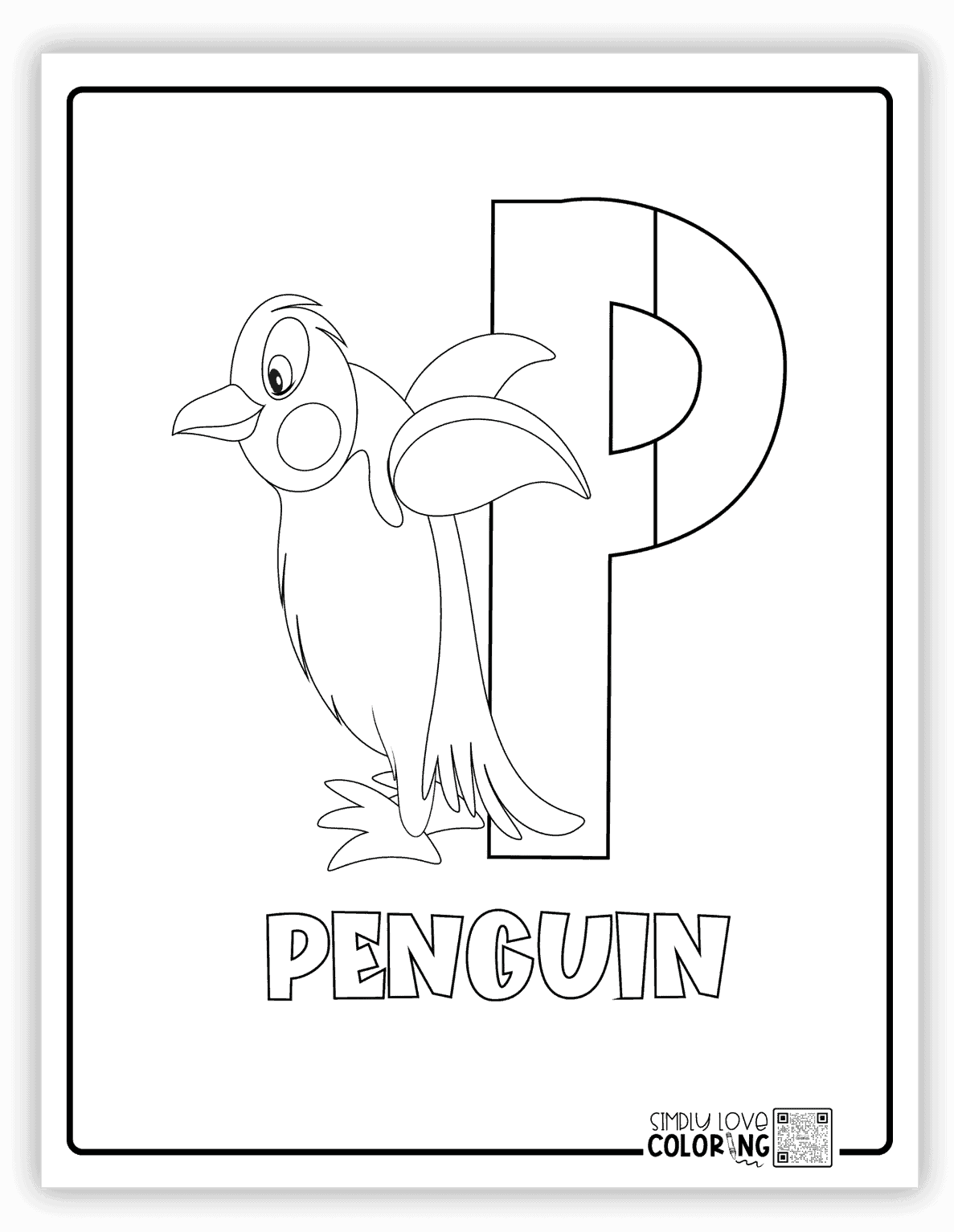 Animal Alphabet Coloring Pages (Free PDF Printables) - Simply Love Coloring