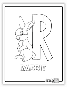 Animal Alphabet Coloring Pages (Free PDF Printables) - Simply Love Coloring