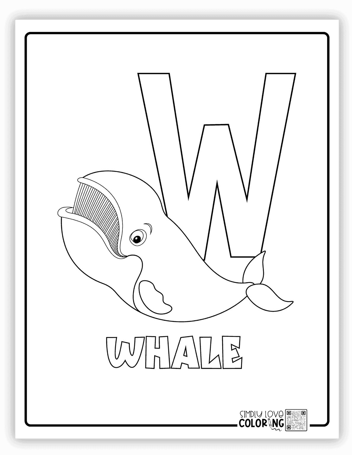 Animal Alphabet Coloring Pages (Free PDF Printables) - Simply Love Coloring