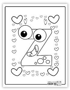 Alphabet Tracing Coloring Pages (Free PDF Printables) - Simply Love ...