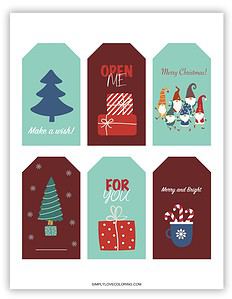 78 Printable Christmas Tags for Your Holiday Gifts (Free PDF Download ...