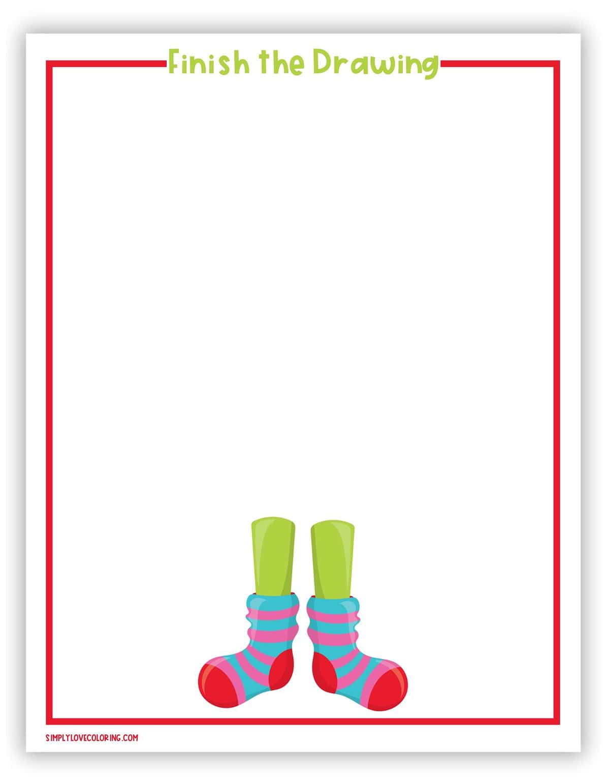 13 Christmas Drawing Activities: Finish the Picture (Free PDF ...