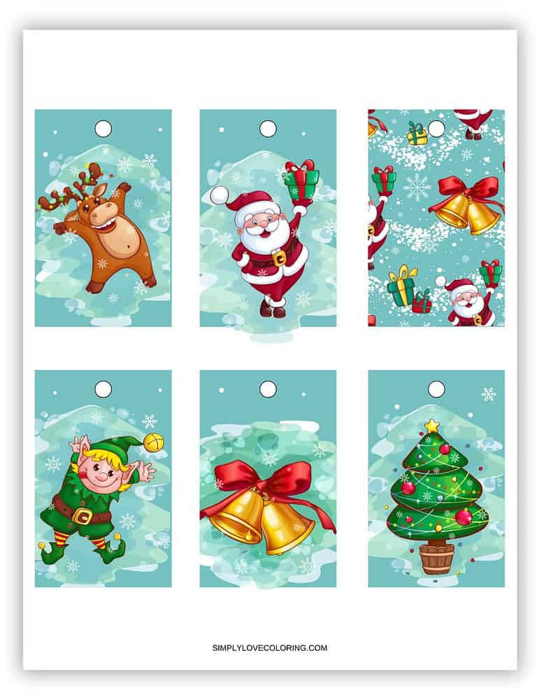 78 Printable Christmas Tags for Your Holiday Gifts (Free PDF Download ...