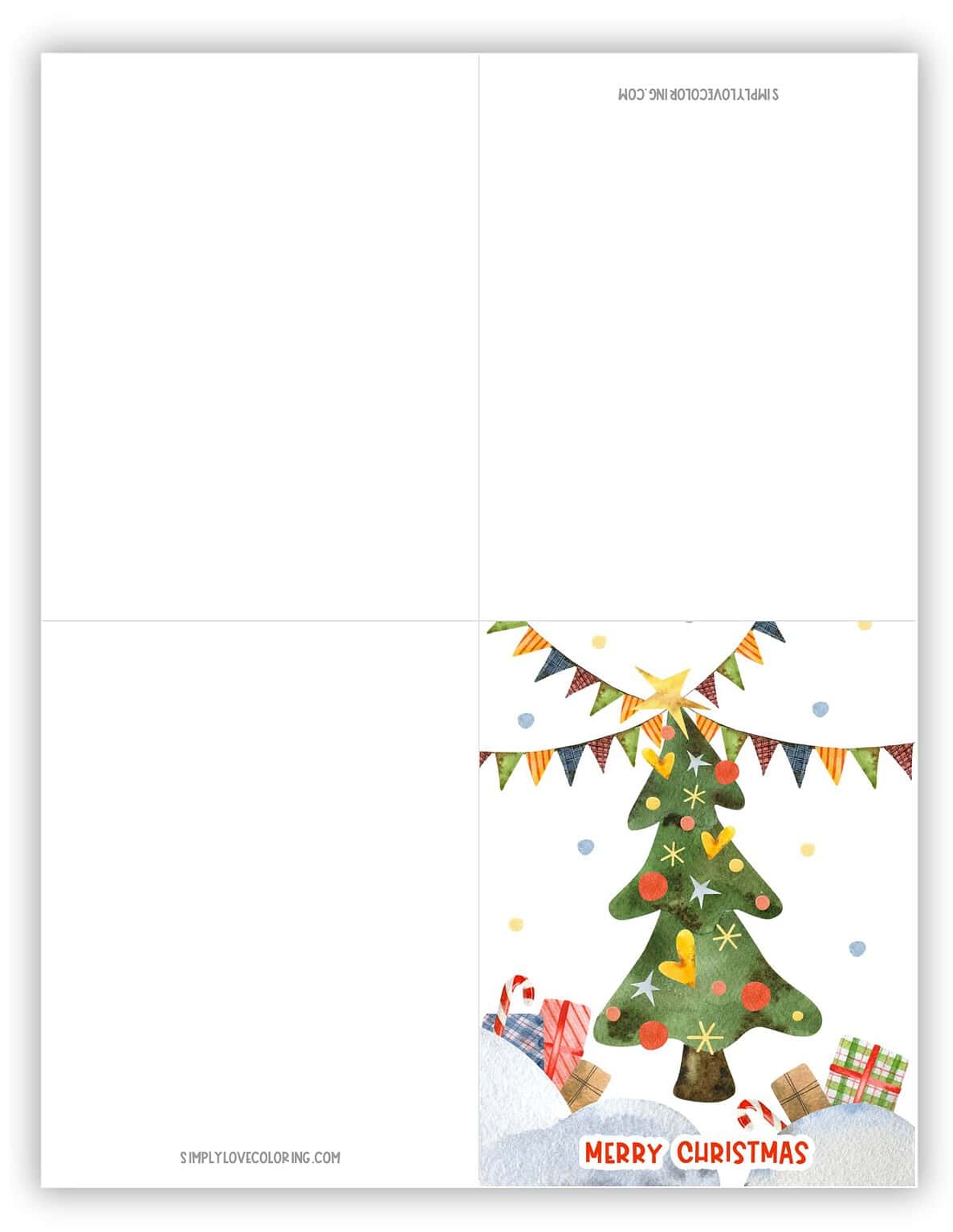 35 Christmas Card Printables (Free PDF Download) - Simply Love Coloring