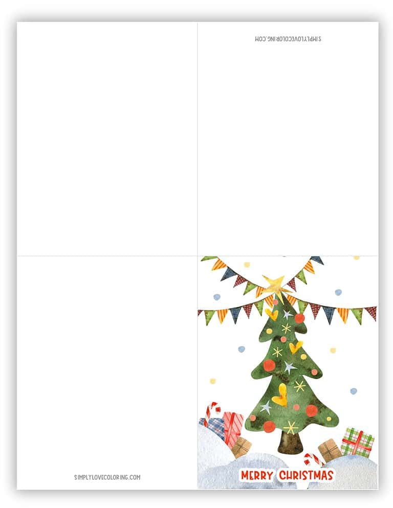 35 Christmas Card Printables (Free PDF Download) - Simply Love Coloring