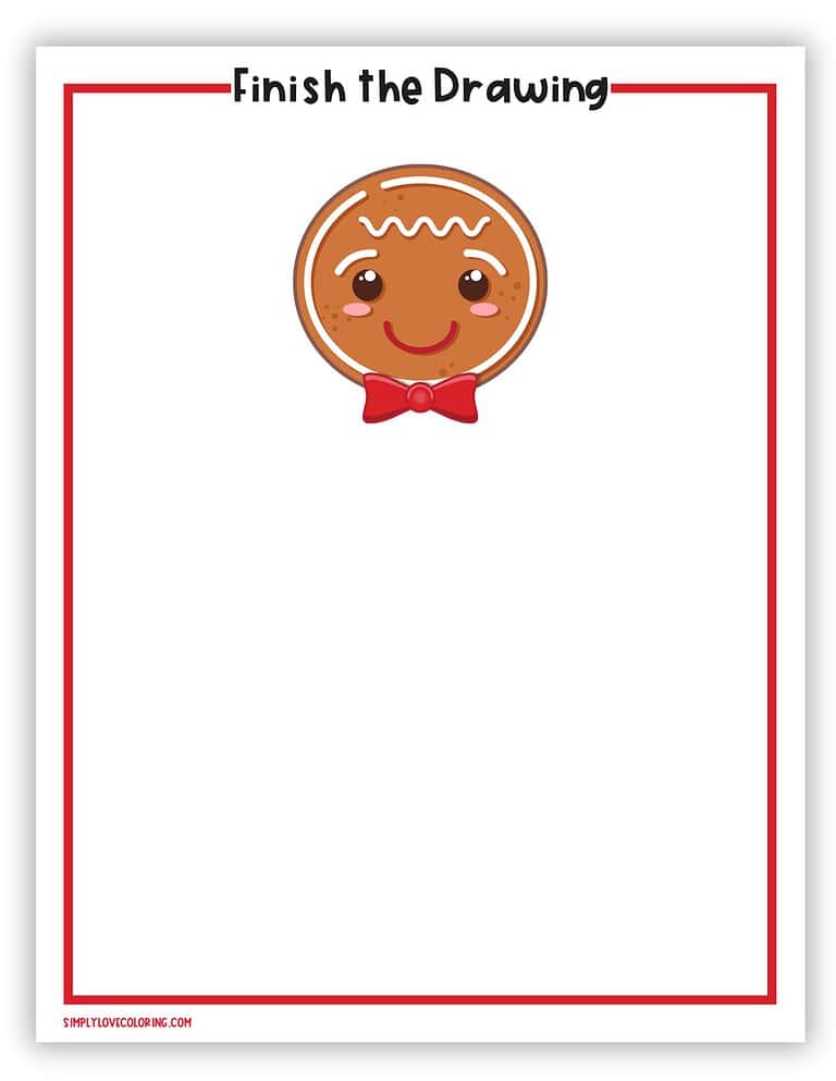 13 Christmas Drawing Activities: Finish the Picture (Free PDF ...