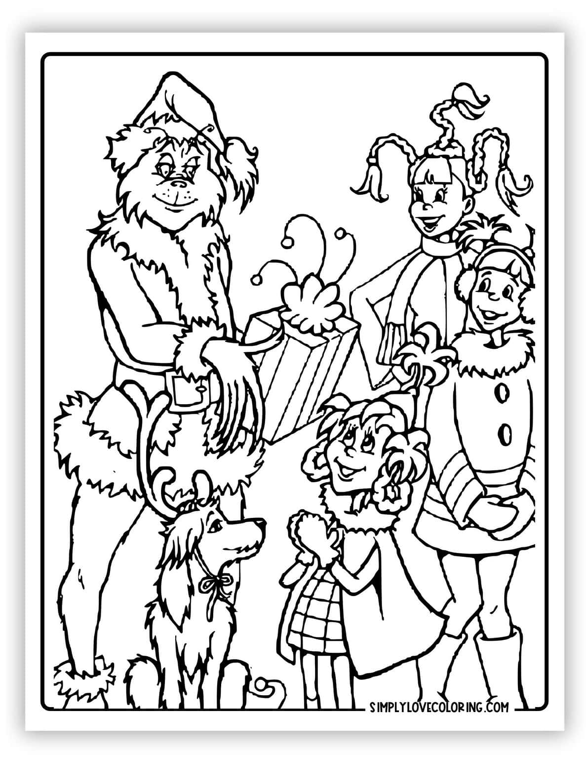 21 Grinch Christmas Tree Coloring Pages (Free PDF Printables) - Simply ...