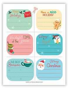 78 Printable Christmas Tags for Your Holiday Gifts (Free PDF Download ...