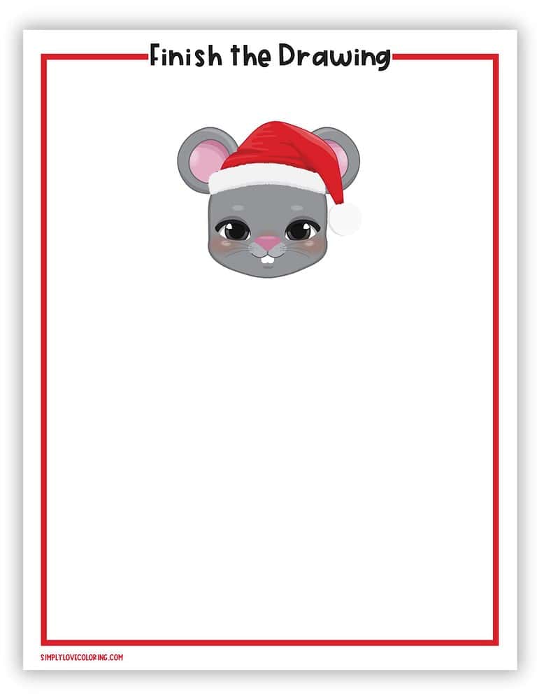 13 Christmas Drawing Activities: Finish the Picture (Free PDF ...