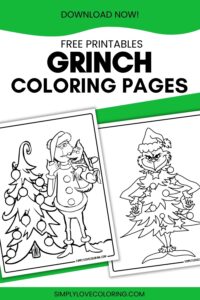 21 Grinch Christmas Tree Coloring Pages (Free PDF Printables) - Simply ...