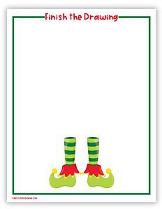 13 Christmas Drawing Activities: Finish the Picture (Free PDF ...