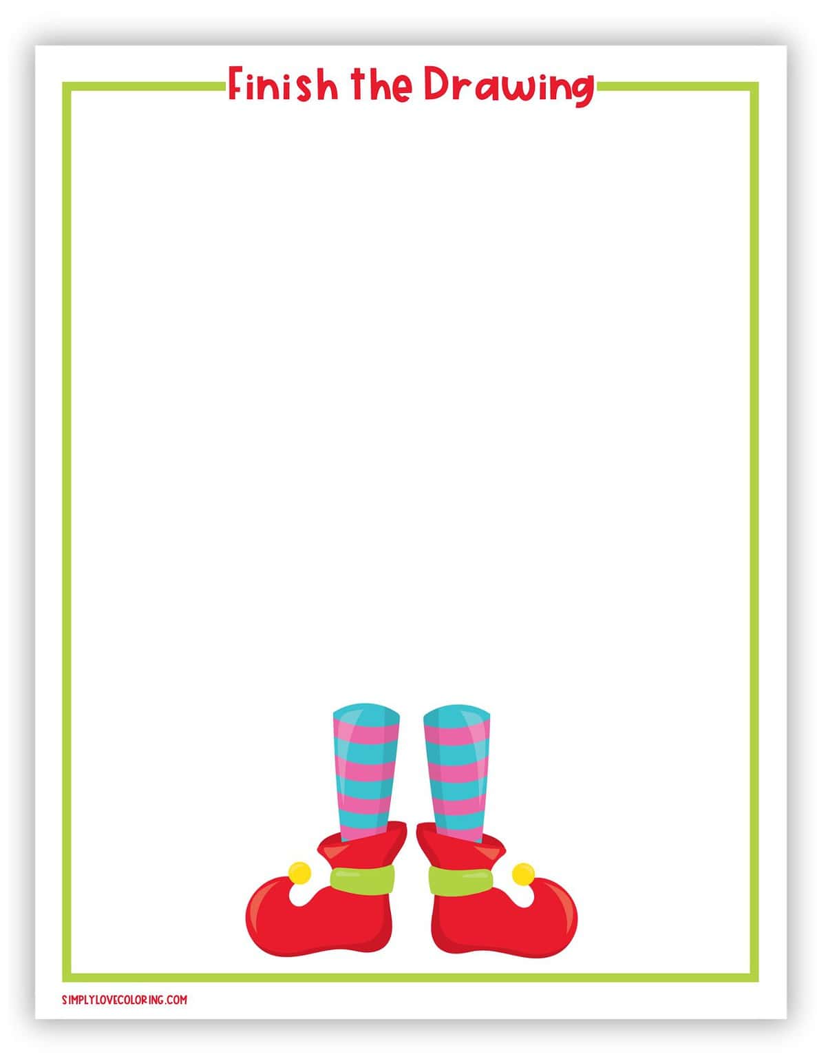 13 Christmas Drawing Activities: Finish the Picture (Free PDF ...