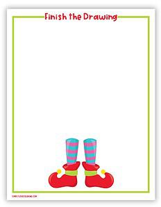 13 Christmas Drawing Activities: Finish the Picture (Free PDF ...