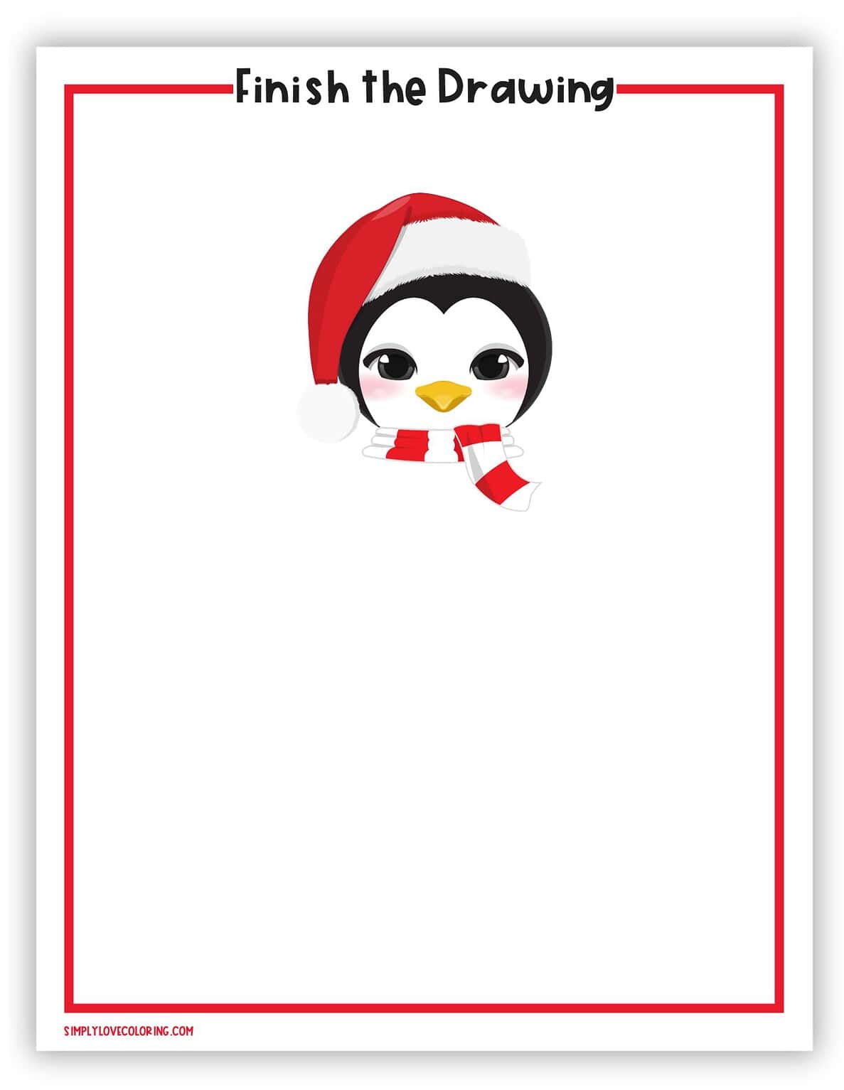 13 Christmas Drawing Activities: Finish the Picture (Free PDF ...