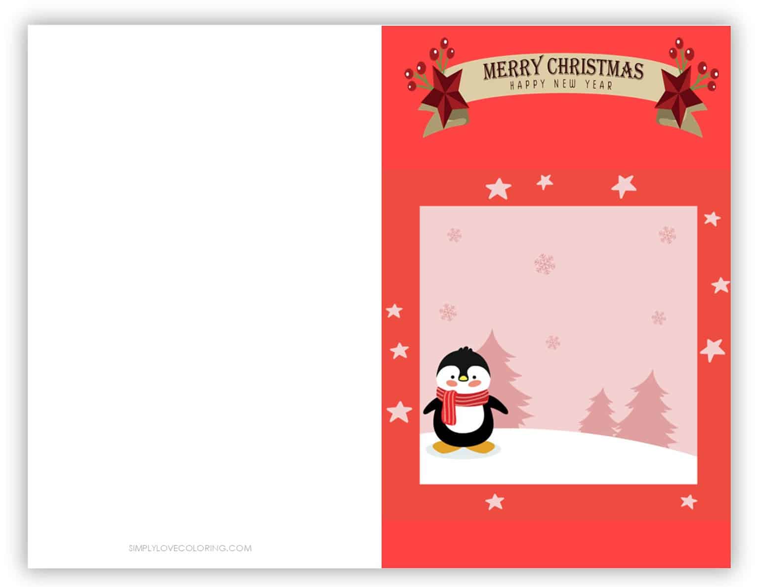 35 Christmas Card Printables (Free PDF Download) - Simply Love Coloring