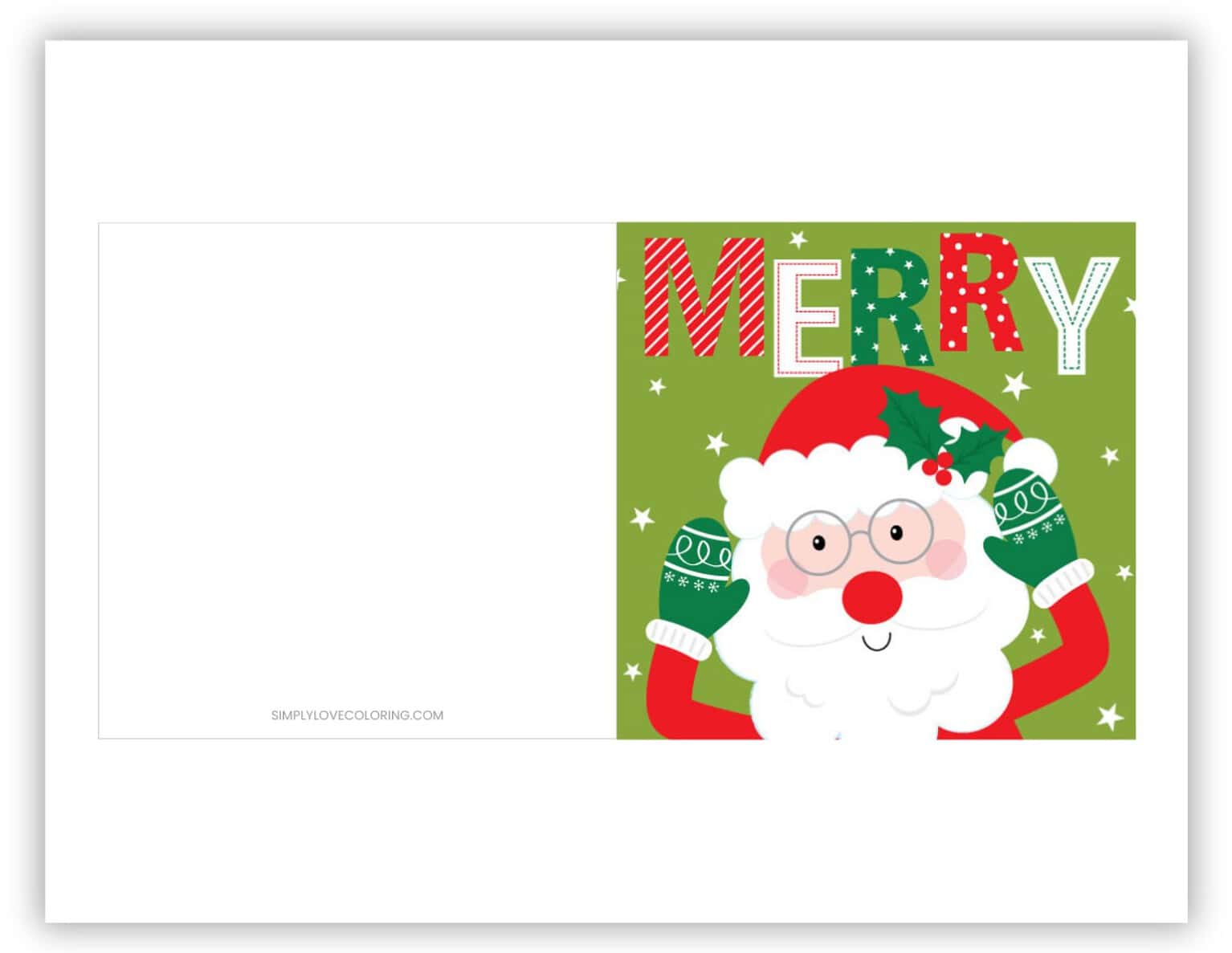 35 Christmas Card Printables (Free PDF Download) - Simply Love Coloring