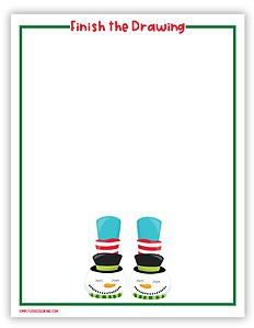 13 Christmas Drawing Activities: Finish the Picture (Free PDF ...
