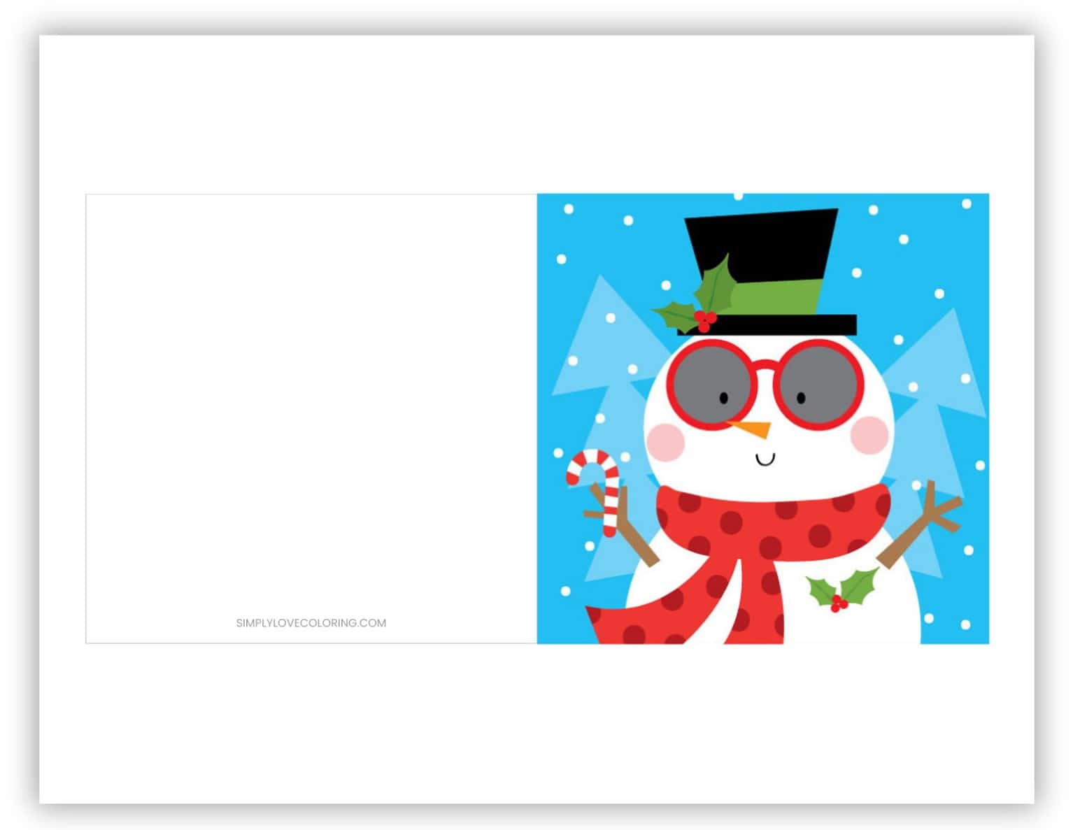 35 Christmas Card Printables (Free PDF Download) - Simply Love Coloring